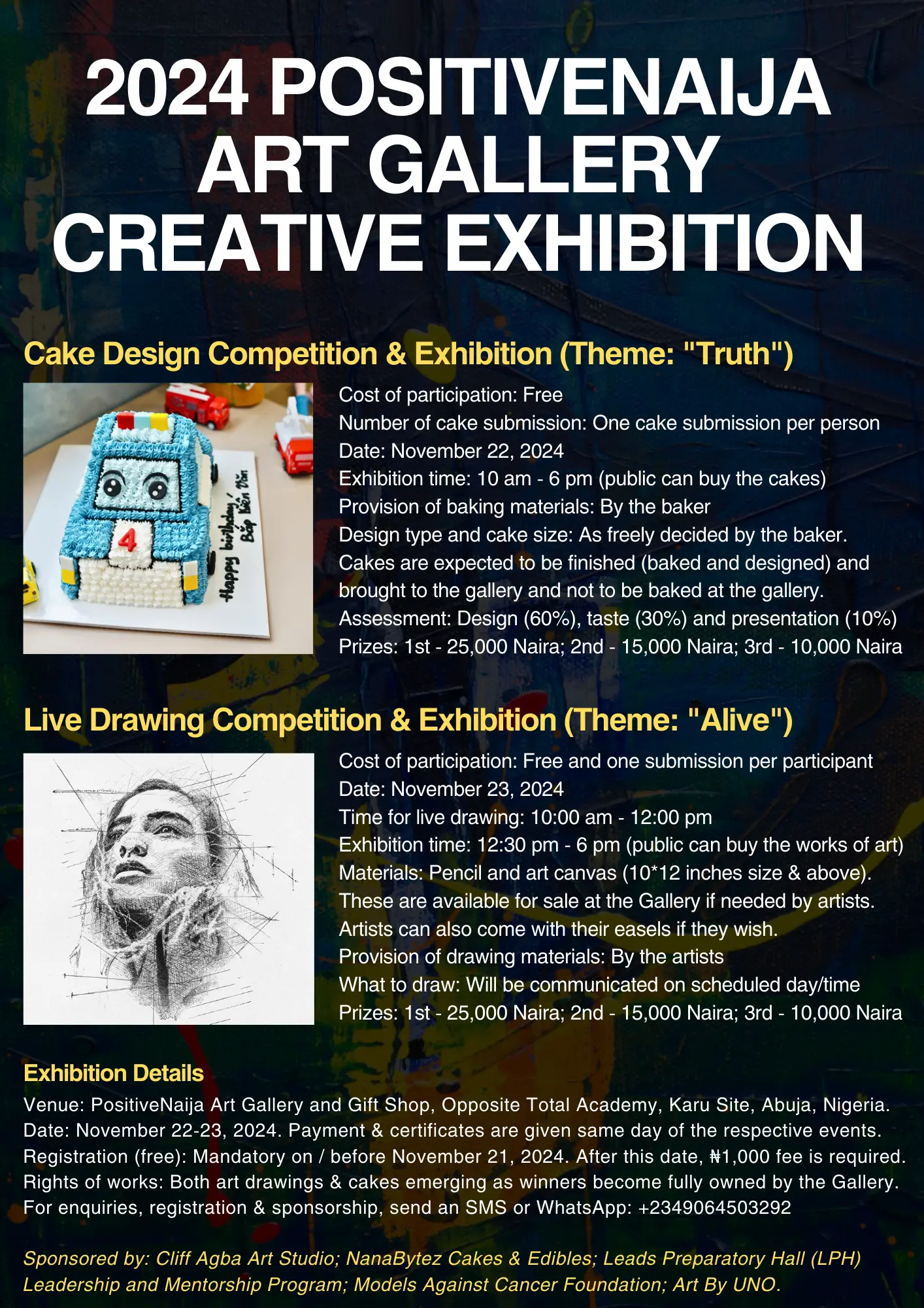 2024 PositiveNaija Art Gallery Creative Exhibition: Cake Design And ...